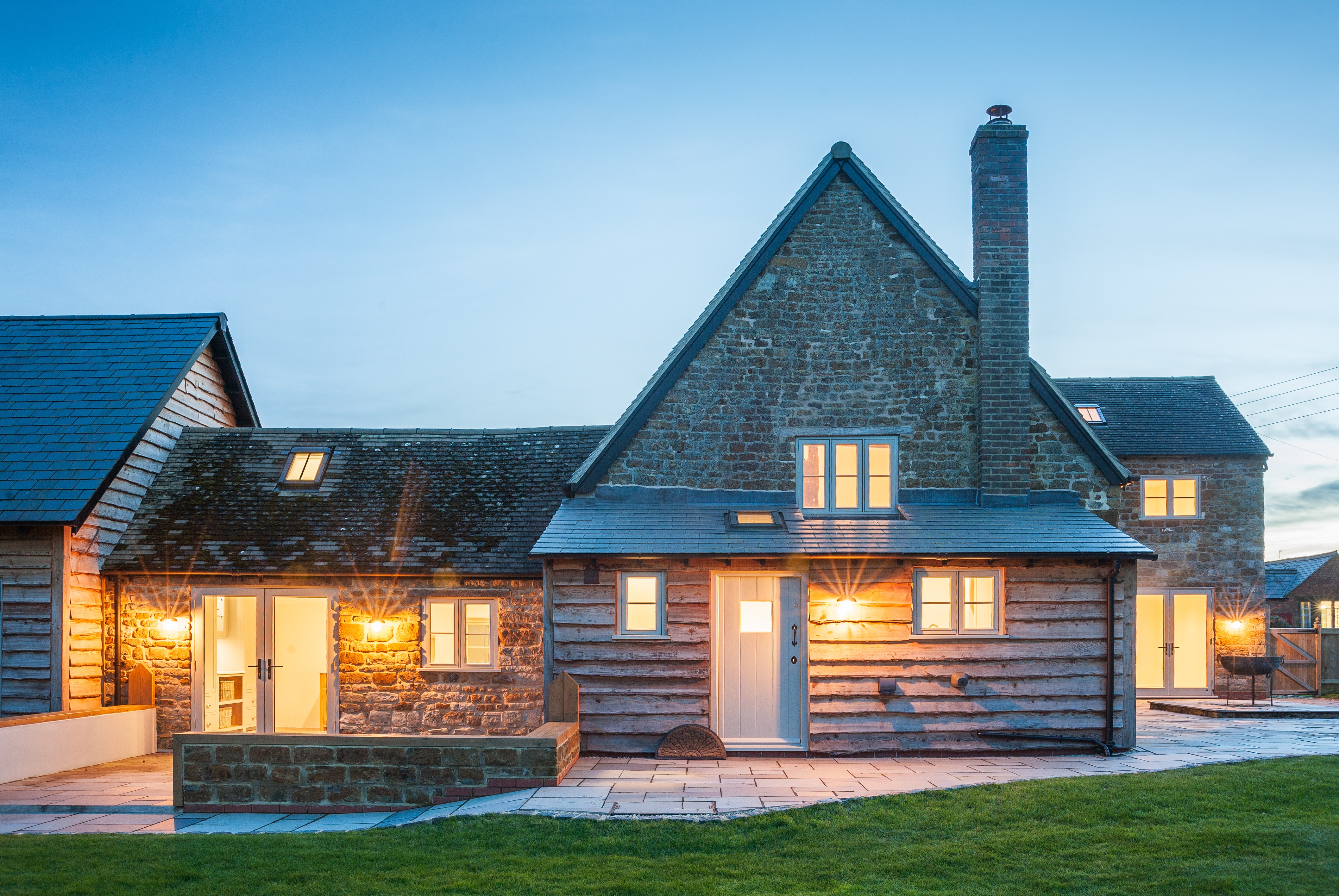 Whole house and landscape renovation of a country home